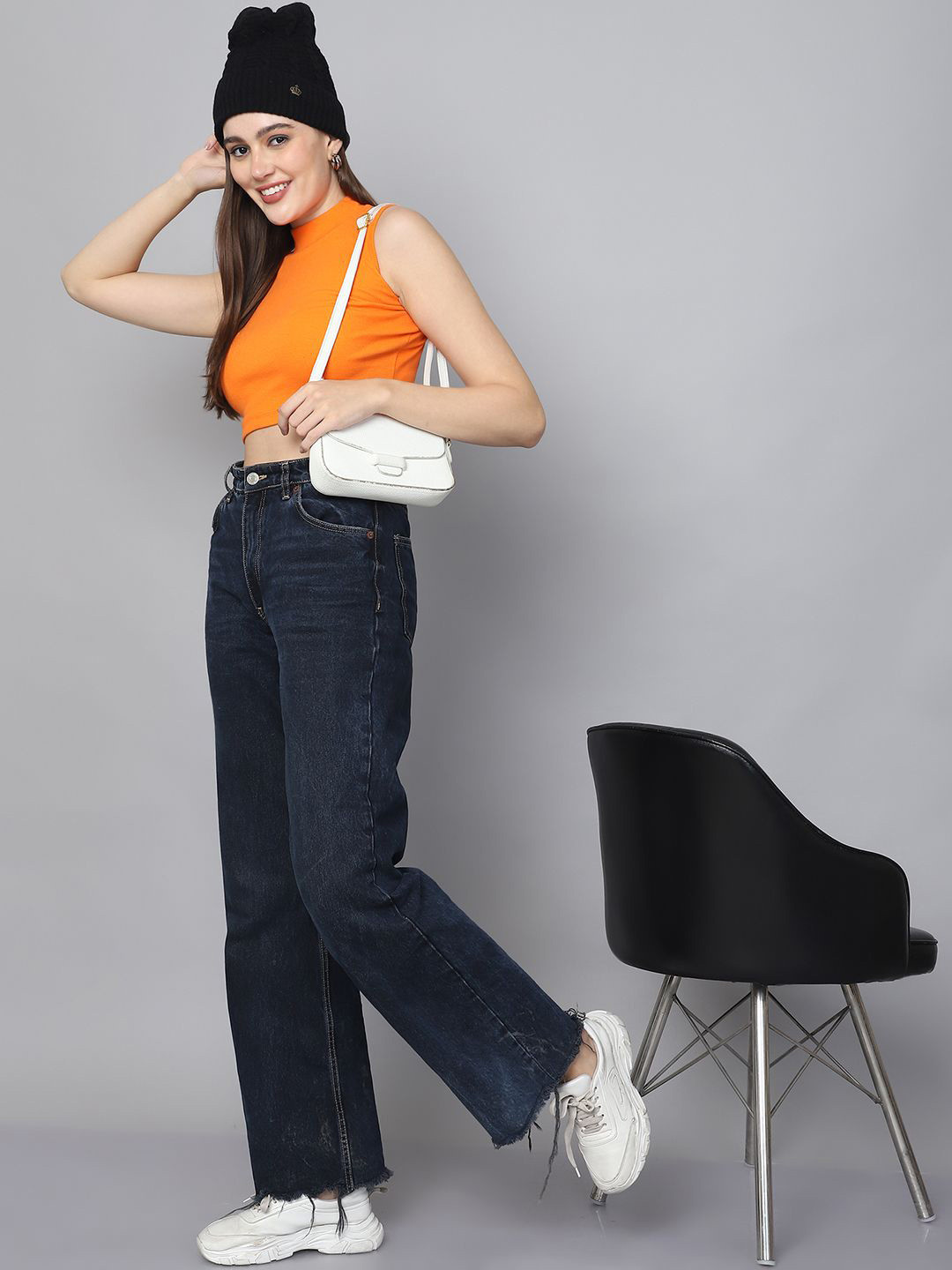 Buy ELLIS Women Acrylic Self Design Beanie - Caps for Women 31074974 ...