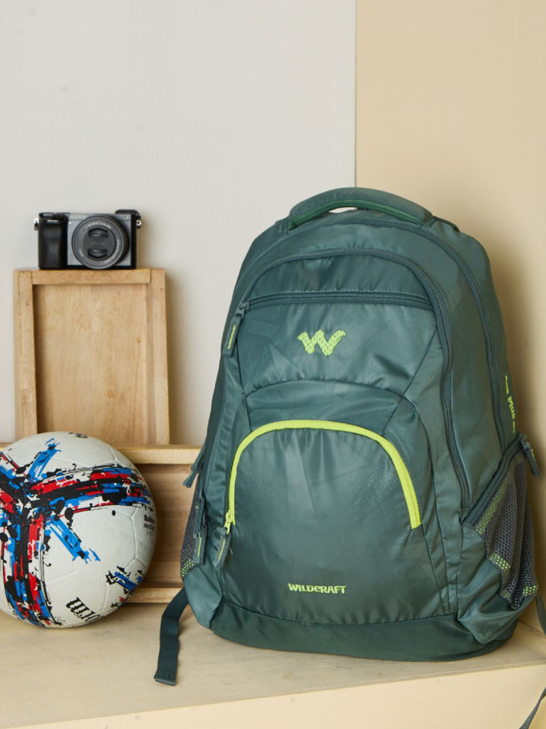 Buy Wildcraft Ace Plus 30 Unisex Geometric Printed Casual Up To 16 Inch ...