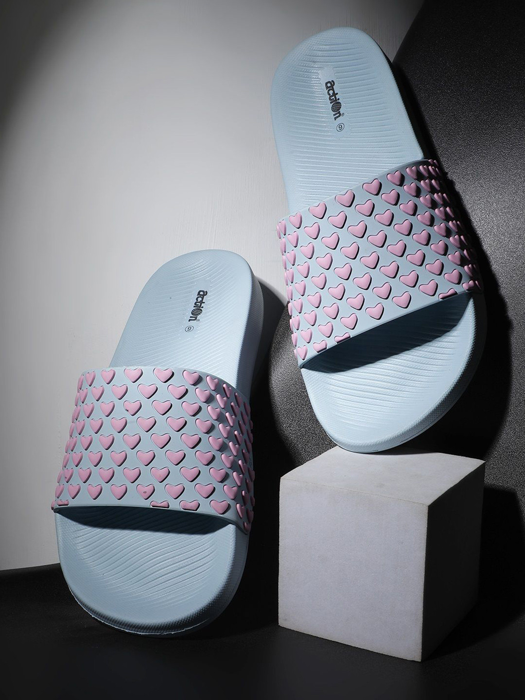Buy Action Plus Women Rubber Sliders - Flip Flops for Women 31108219 ...
