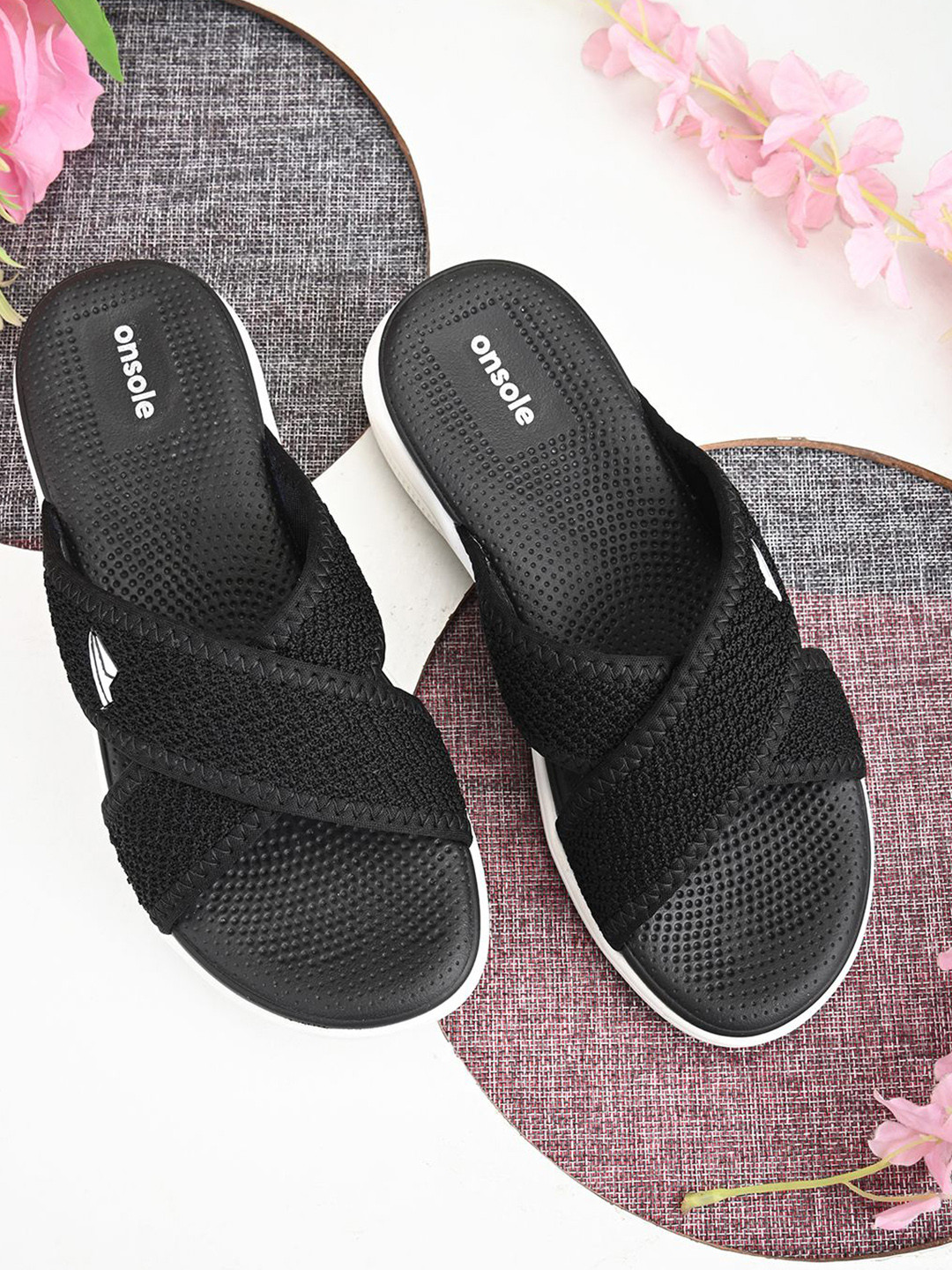 Buy ONSOLE Women Slip On Slides - Flip Flops for Women 31116680 | Myntra