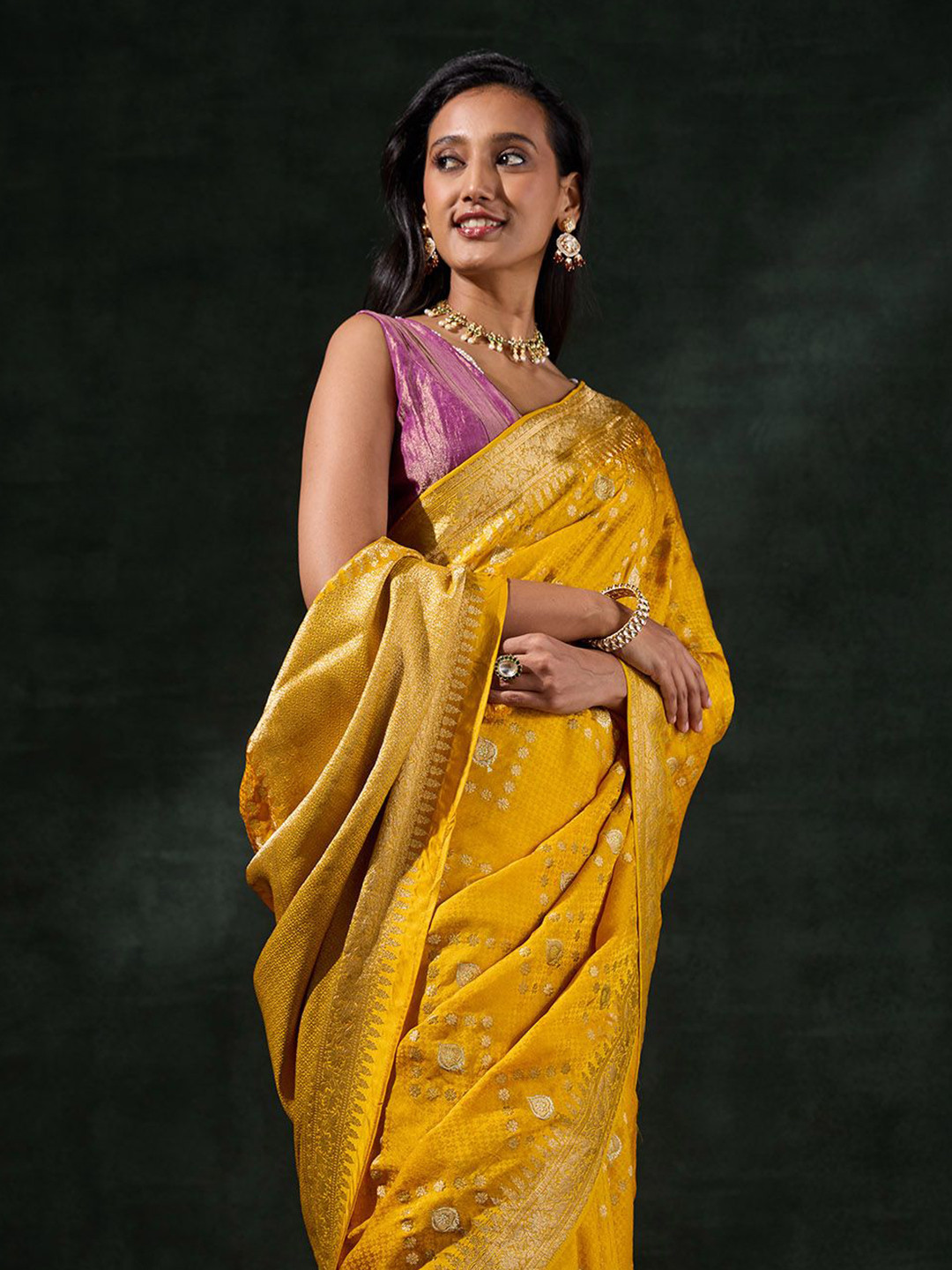 Buy Taneira Women Woven Design Zari Saree - Sarees for Women 31112254 ...