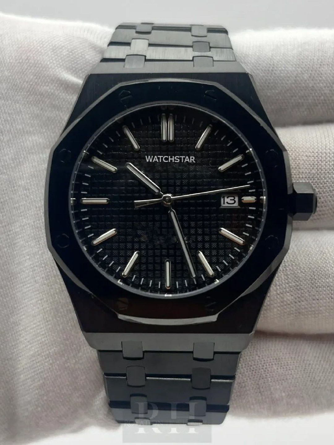 Buy WATCHSTAR Men Hexagonal Dial & Stainless Steel Straps Analogue ...