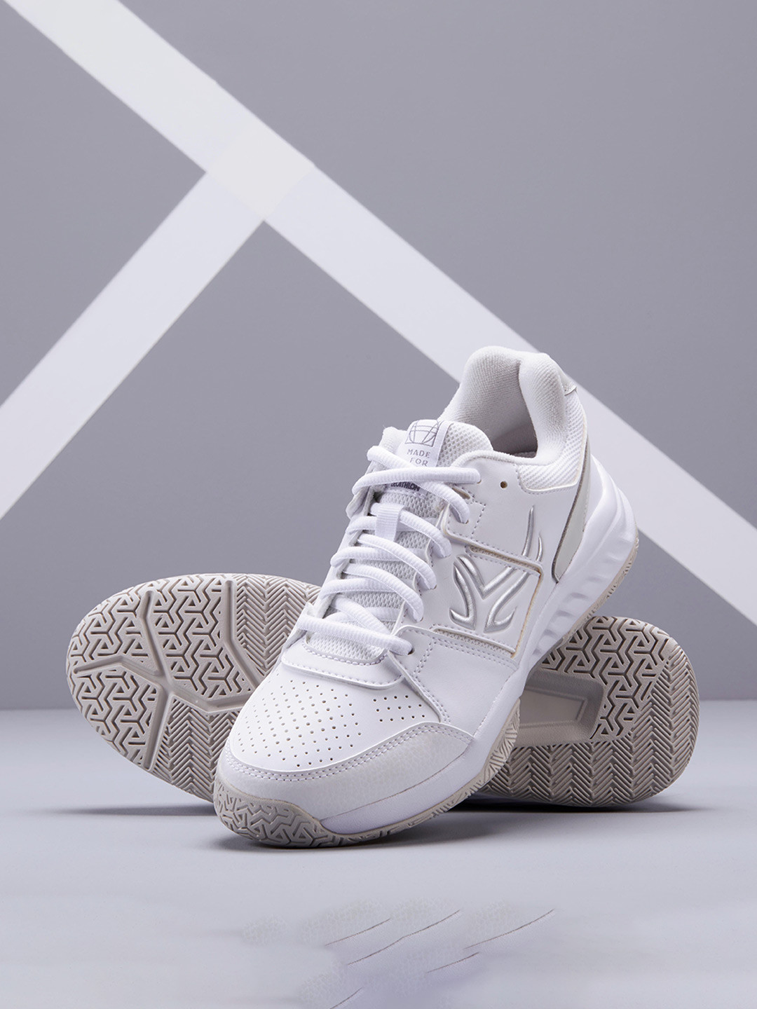 Buy Artengo By Decathlon Women White Beginner Tennis Shoes - Sports ...