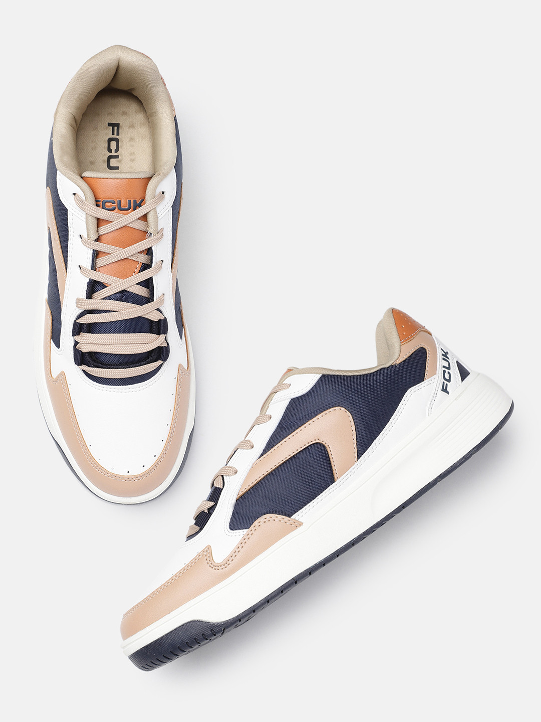 Buy FCUK Men Textured Sneakers - Casual Shoes for Men 29135806 | Myntra