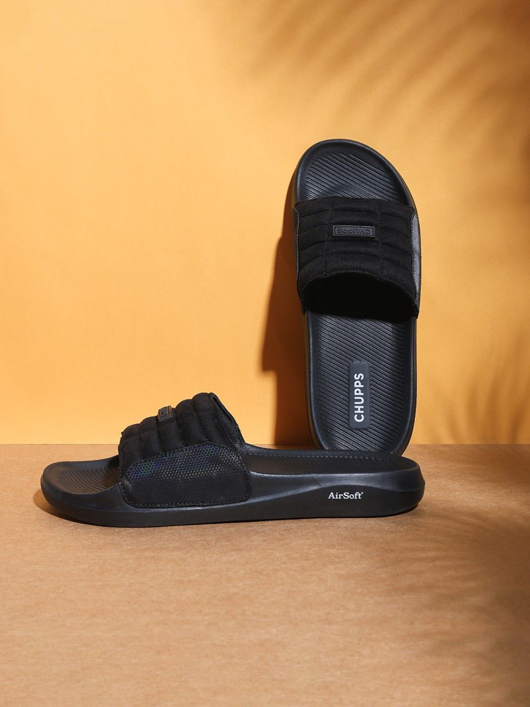 Buy CHUPPS Men Rubber Sliders - Flip Flops for Men 31135671 | Myntra