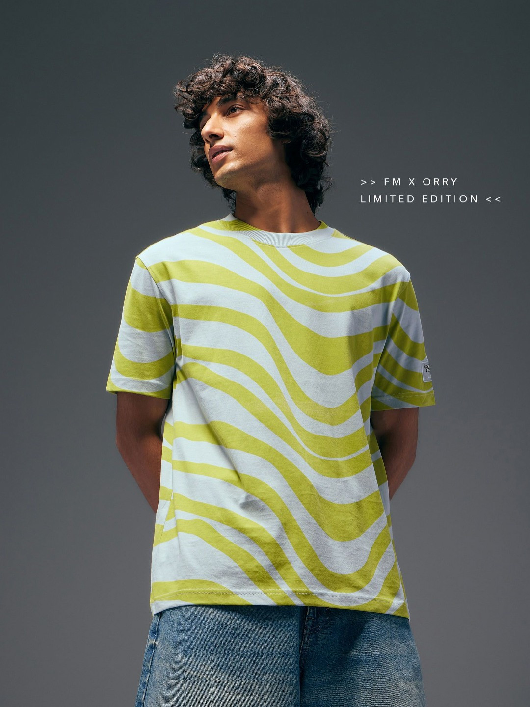 Buy Flying Machine Men Orry X Relaxed Fit Printed T Shirt - Tshirts for ...