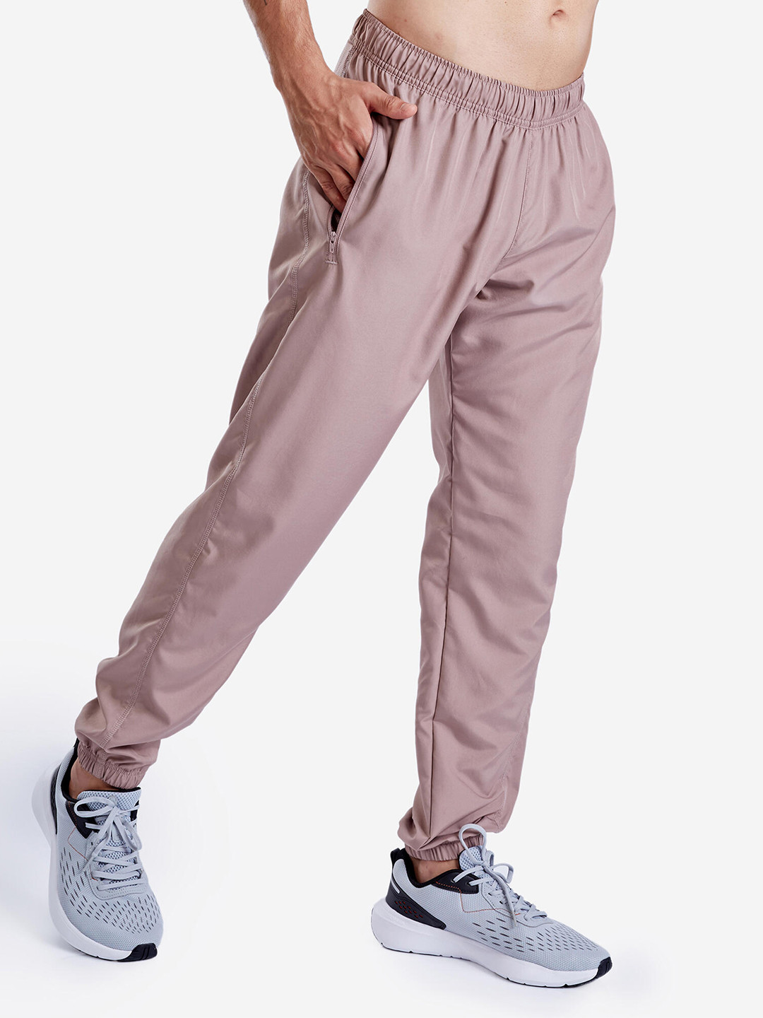 Buy Domyos By Decathlon Men Mid Rise Joggers - Track Pants for Men ...
