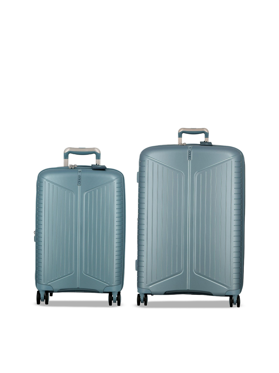 Buy JUMP Evae Set Of 2 Textured Hard Sided Trolley Bags - Trolley Bag ...