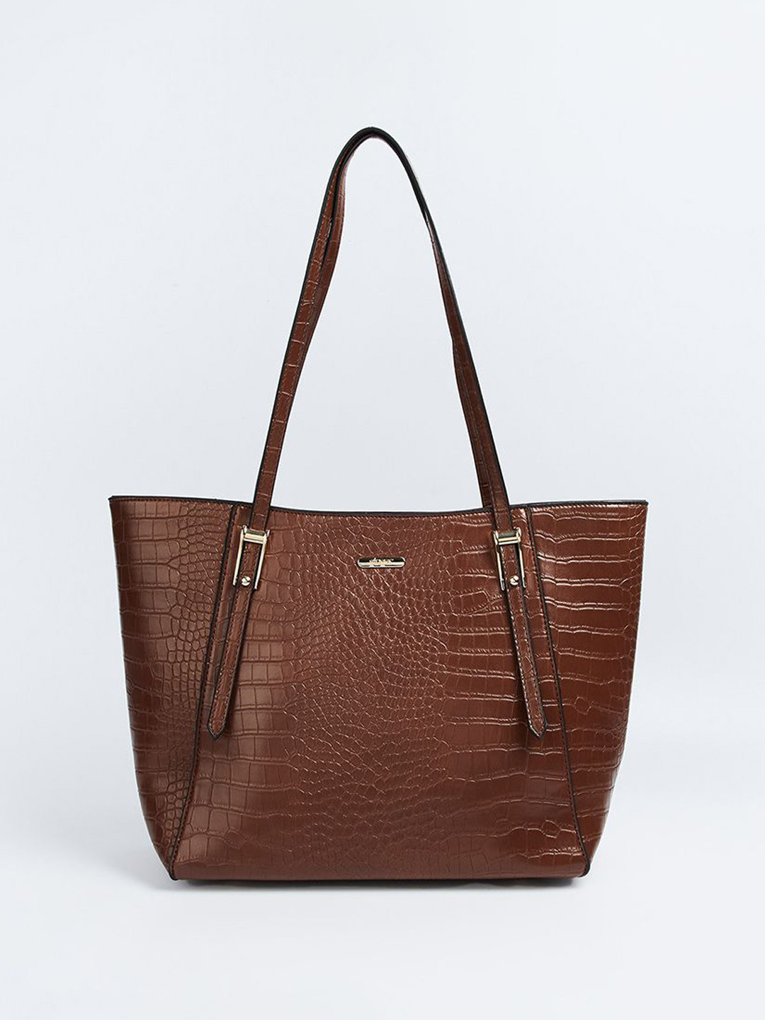 Buy Ginger By Lifestyle Women Textured Oversized Structured Shoulder ...