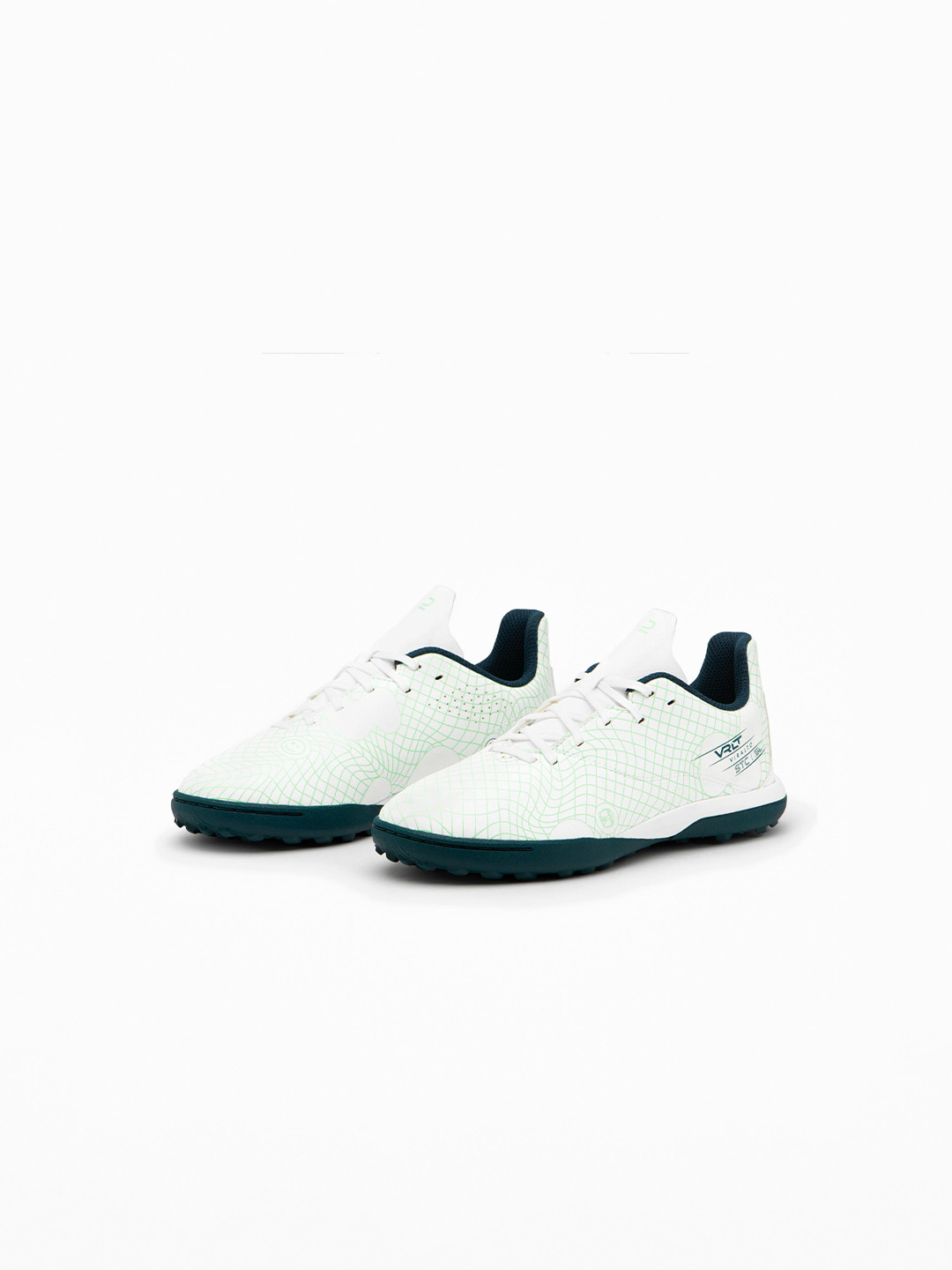 Buy Kipsta By Decathlon Kids Light Green Viralto 1 Turf Football Shoes ...