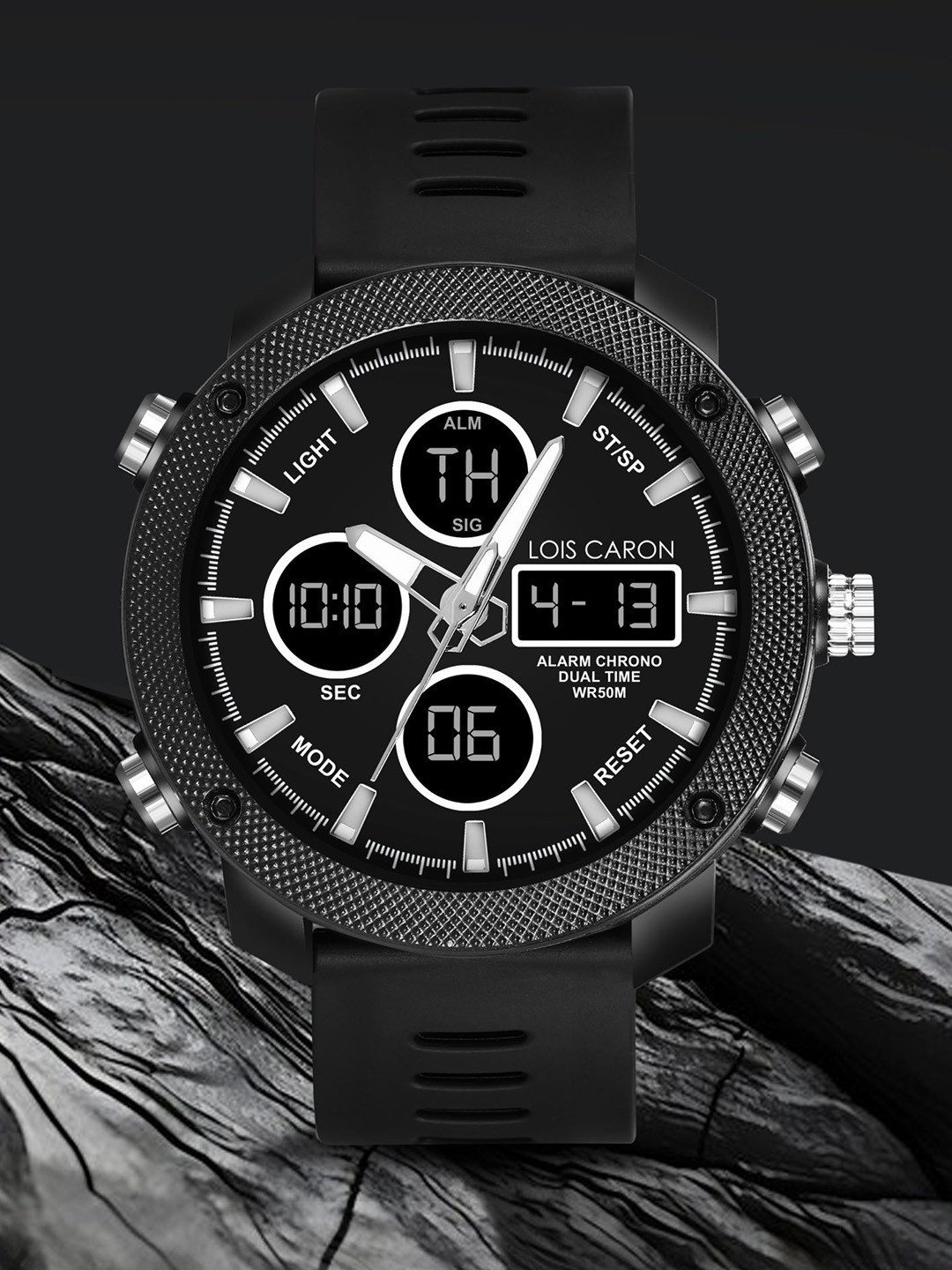 Buy LOIS CARON Men Dial Analogue And Digital Watch LCDA8009 - Watches ...