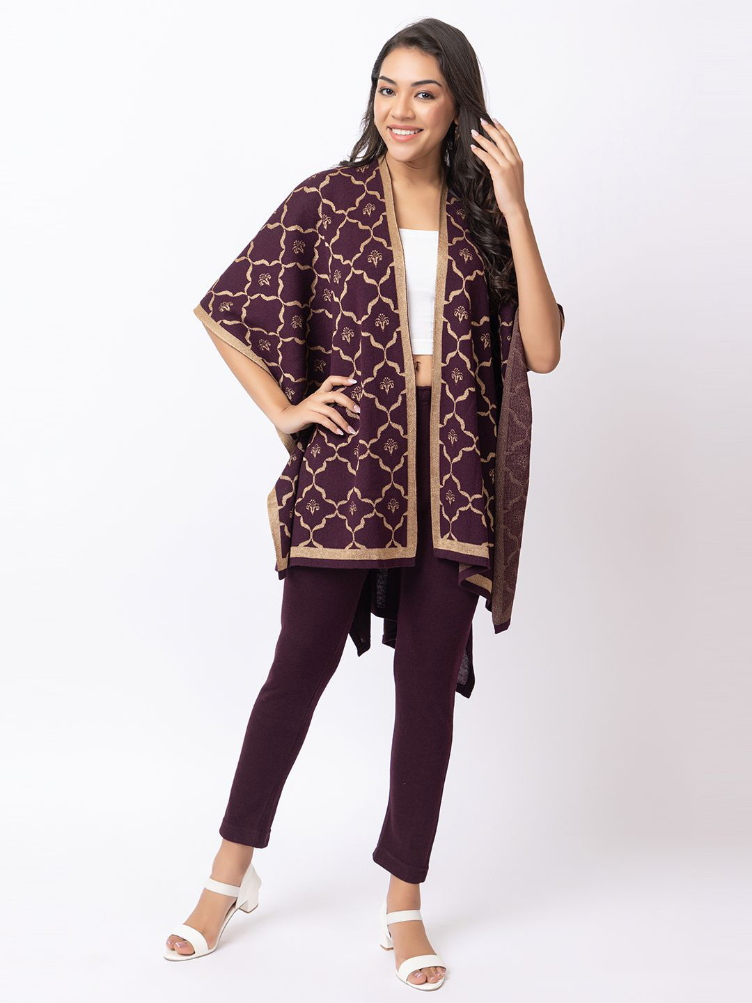 Buy KEIKO Self Design Front Open Shrug - Shrug for Women 31161739 | Myntra