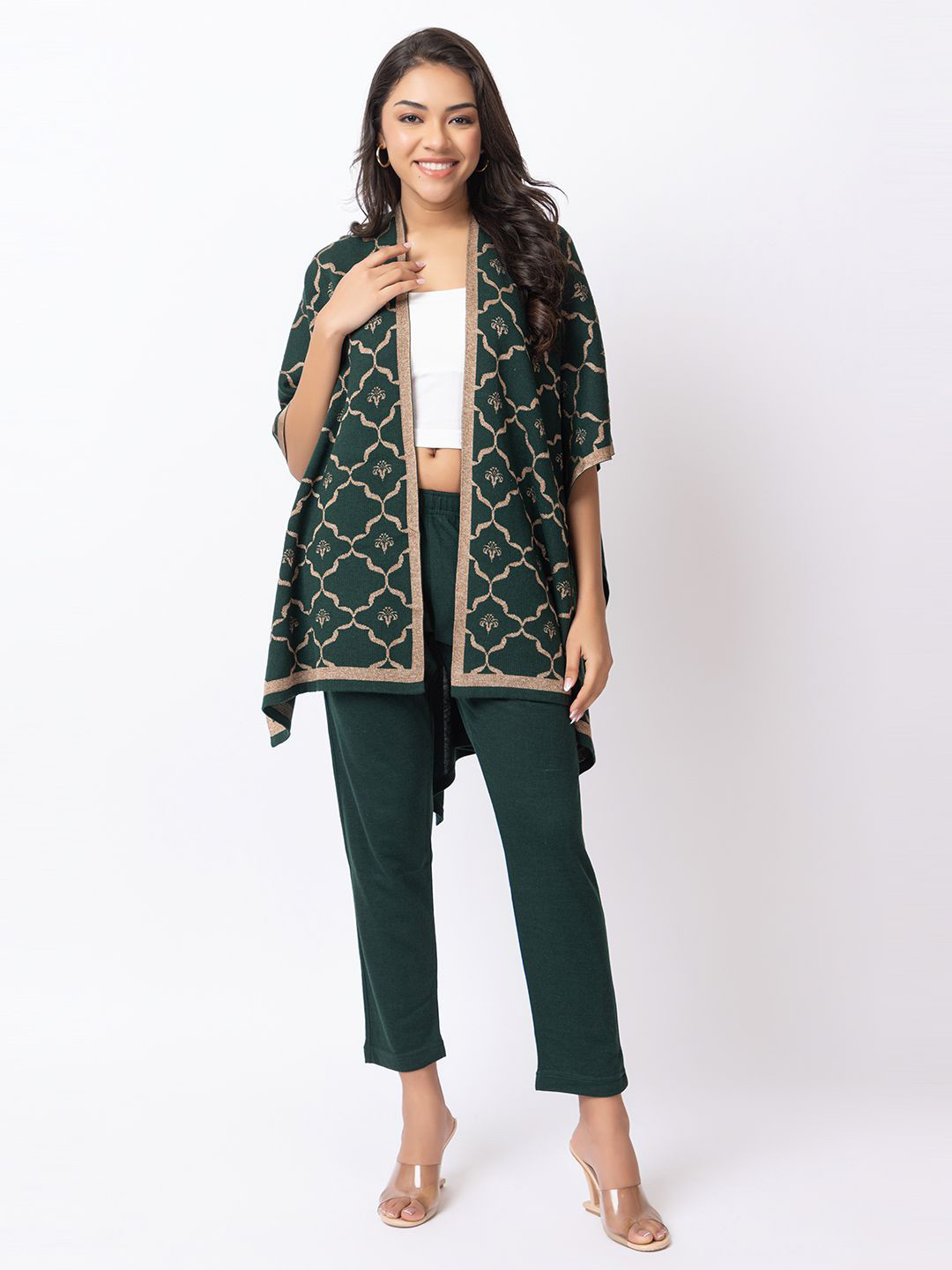 Buy KEIKO Women Self Design Shrug - Shrug for Women 31161758 | Myntra