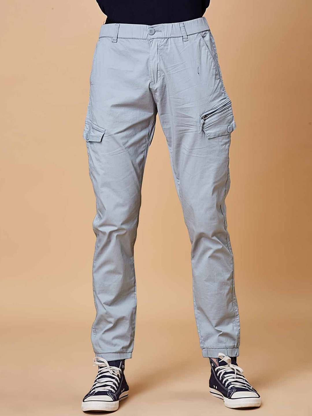 Buy Beevee Men Classic Pleated Joggers Trousers - Trousers for Men ...
