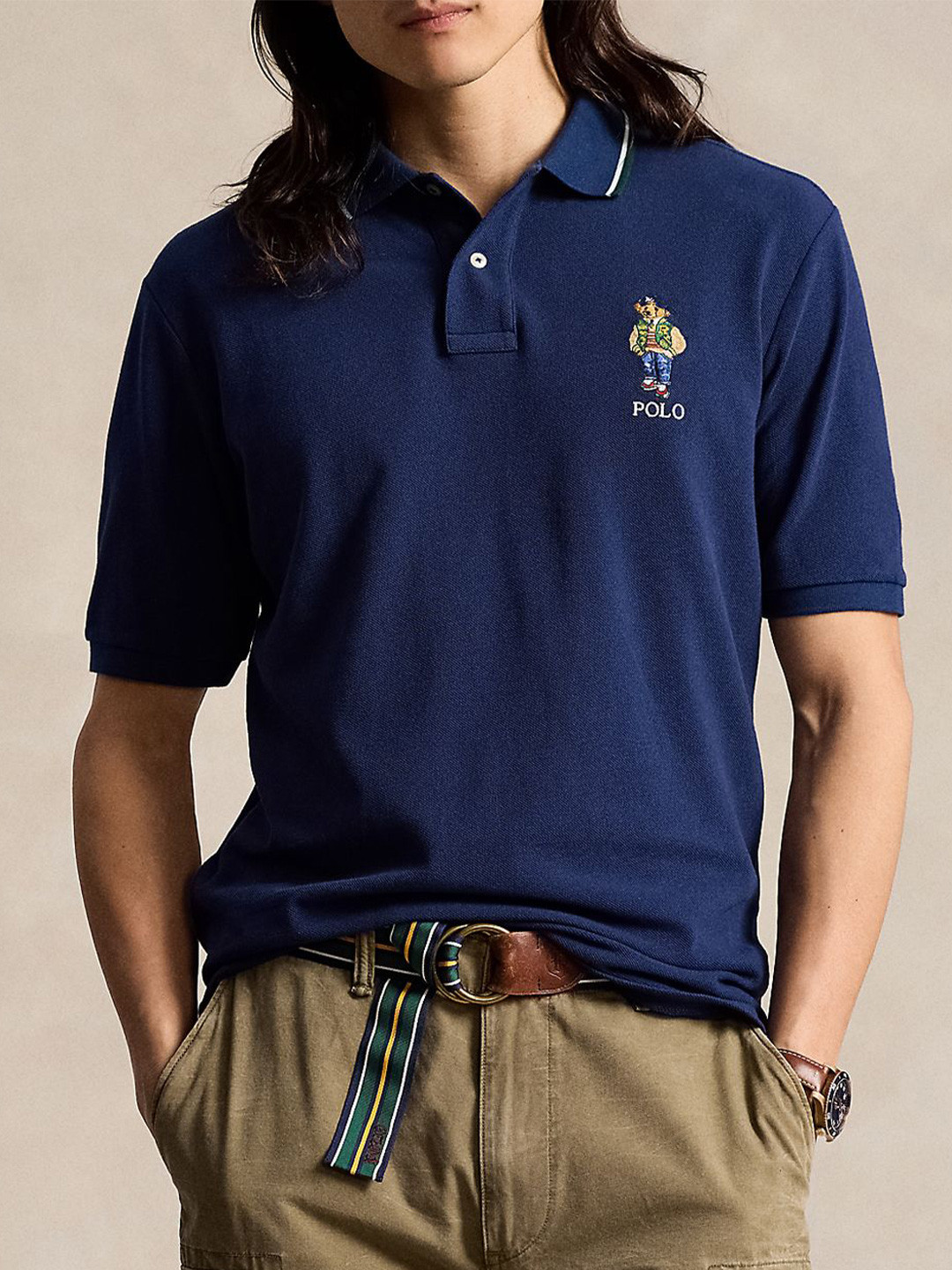 Buy Polo Ralph Lauren Polo Bear Pure Cotton Classic Fit Polo Cotton T Shirt - Tshirts for Men ...