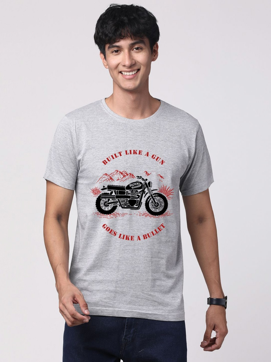 Buy ADRO Men Graphic Printed Round Neck Cotton T Shirt - Tshirts for Men 30849109 | Myntra