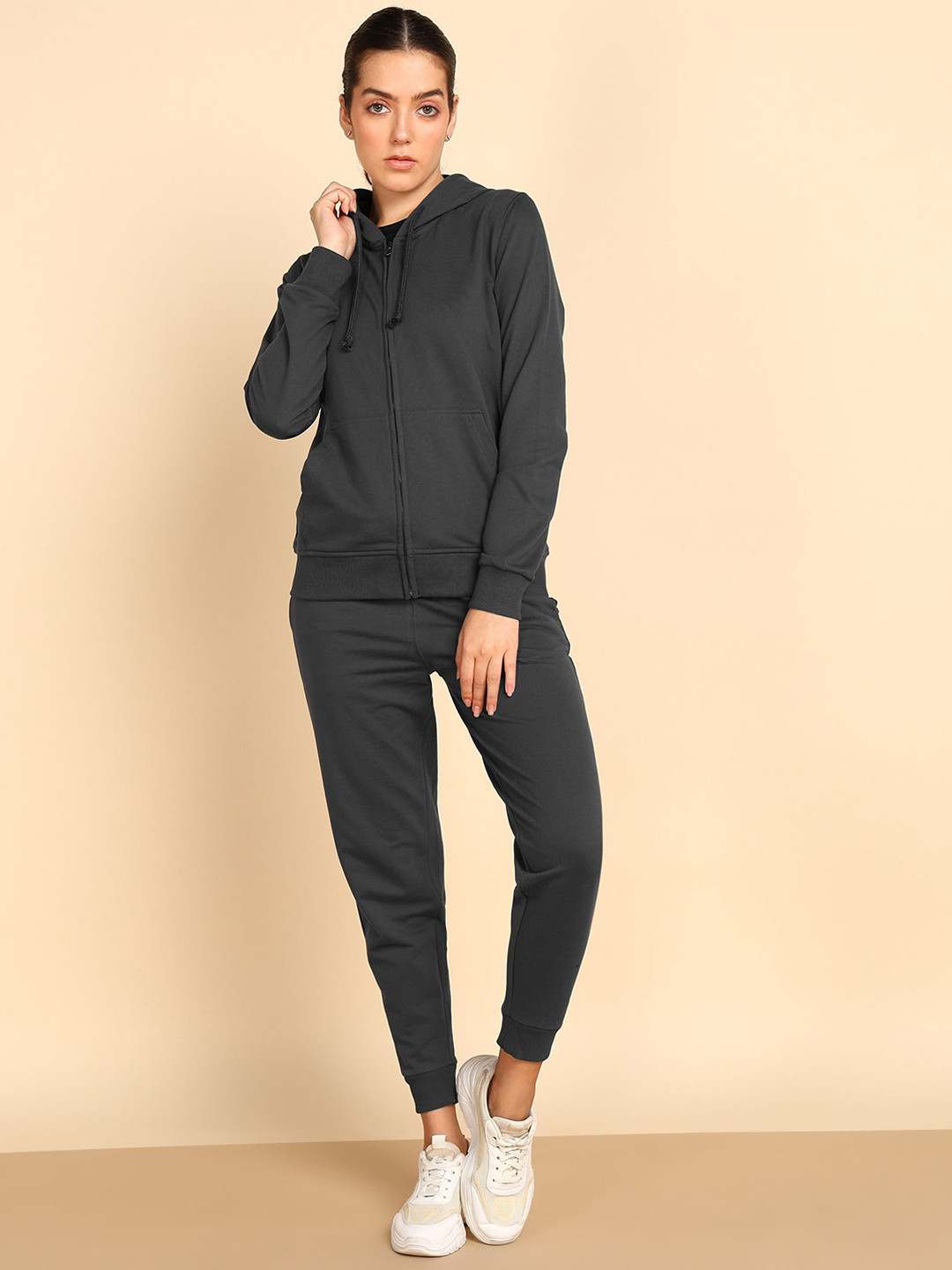 Buy Alan Jones Women Hood Neck Long Sleeves Tracksuits - Tracksuits for ...