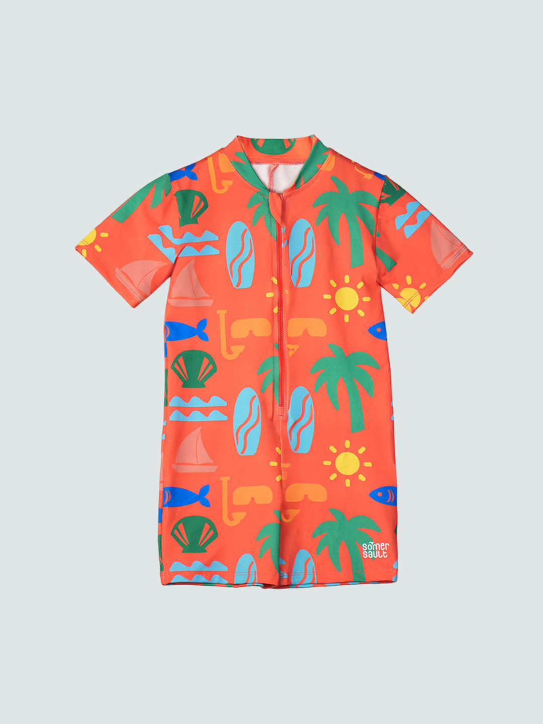 Buy Somersault Girls Tropical Printed Swim Bodysuit - Swimwear for ...