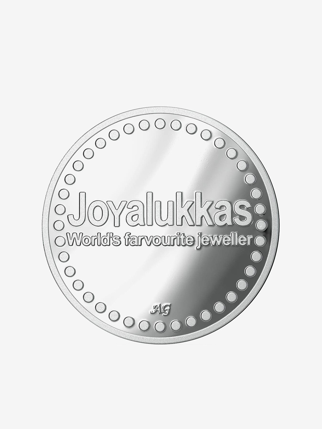 Buy Joyalukkas Best Wishes Silver Coin 20gm - Silver Coins for Unisex ...