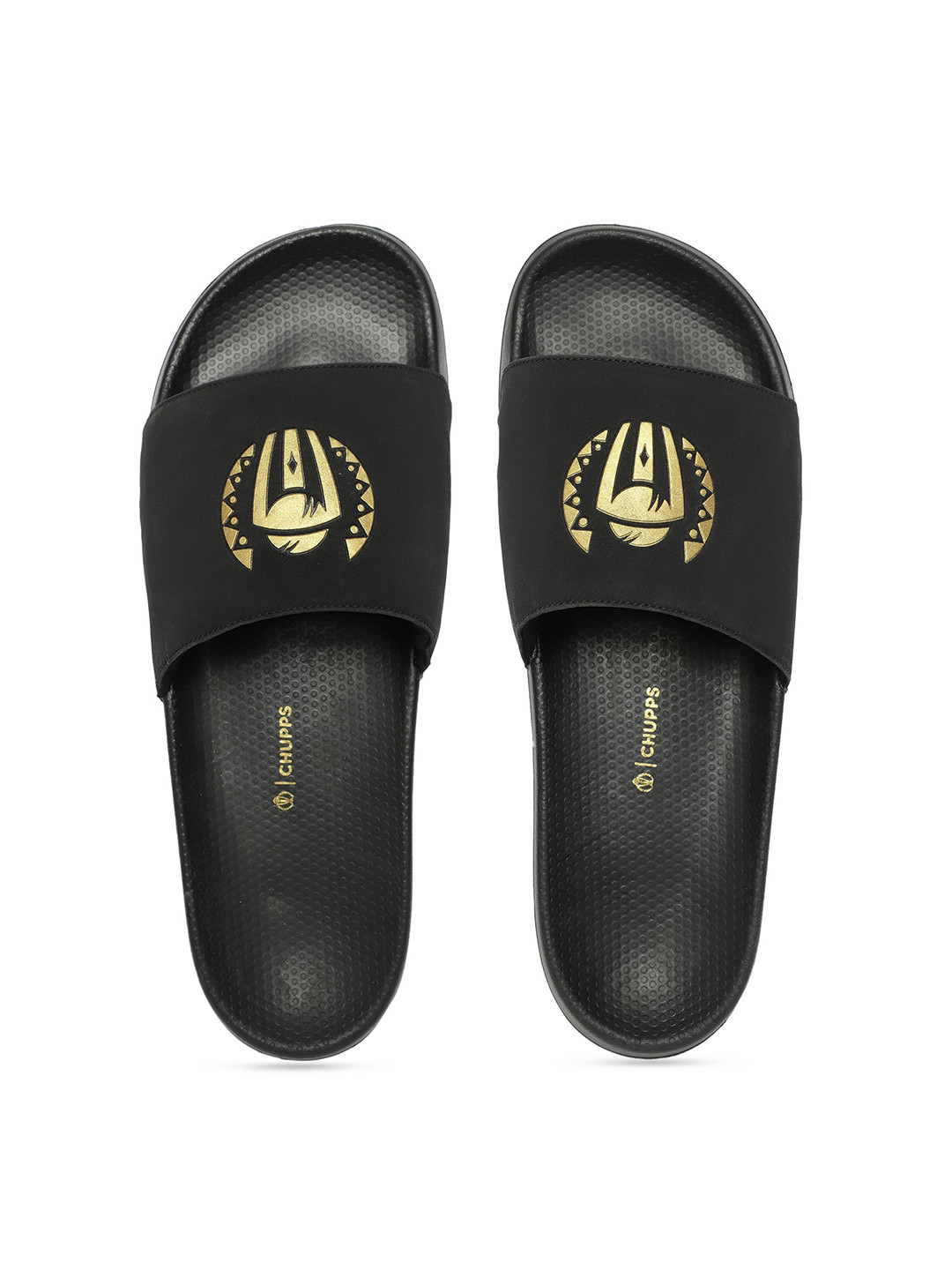 Buy CHUPPS Men Printed Sliders - Flip Flops for Men 31175391 | Myntra