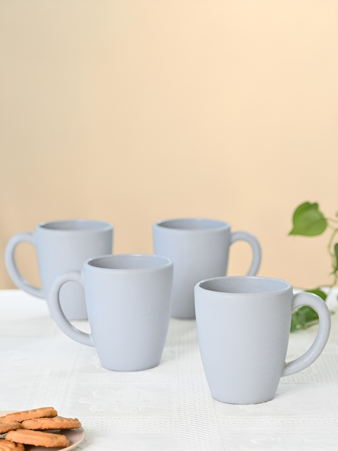 Buy Eha Blue 4 Pieces Microwave Safe Coffee Mug 300ML - Cups And Mugs ...