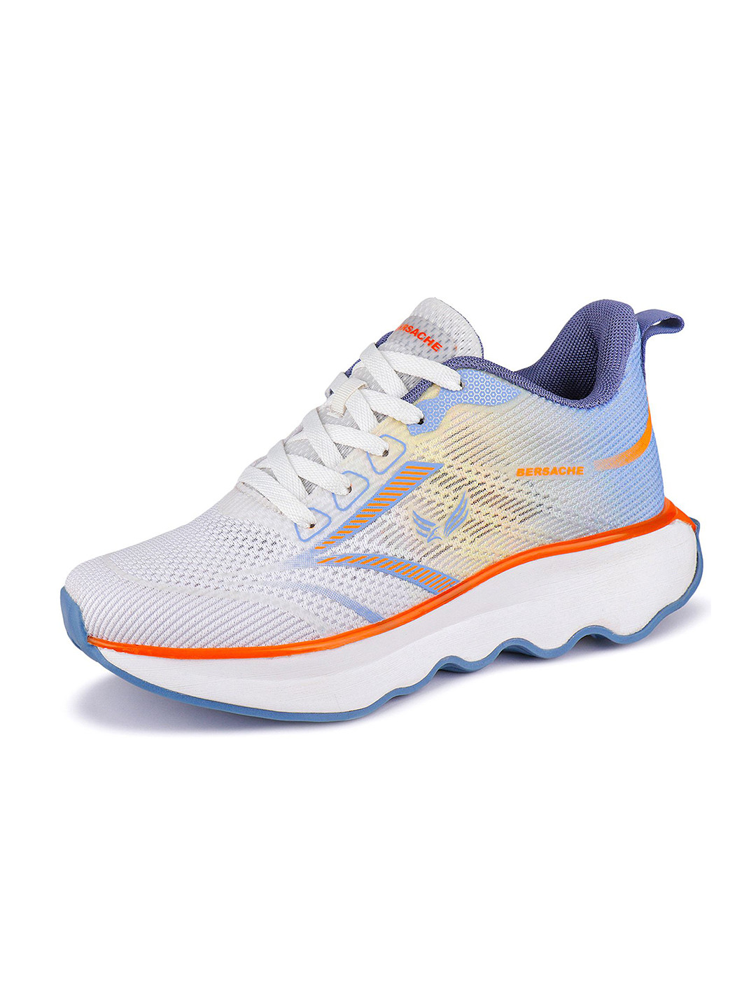 Buy BERSACHE Men Mesh Running Non Marking Lace Ups Shoes - Sports Shoes ...