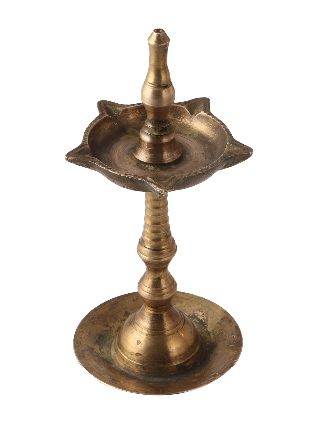 Buy Indianshelf Gold Toned Brass Diwali Deepa Diya - Pooja Essentials ...
