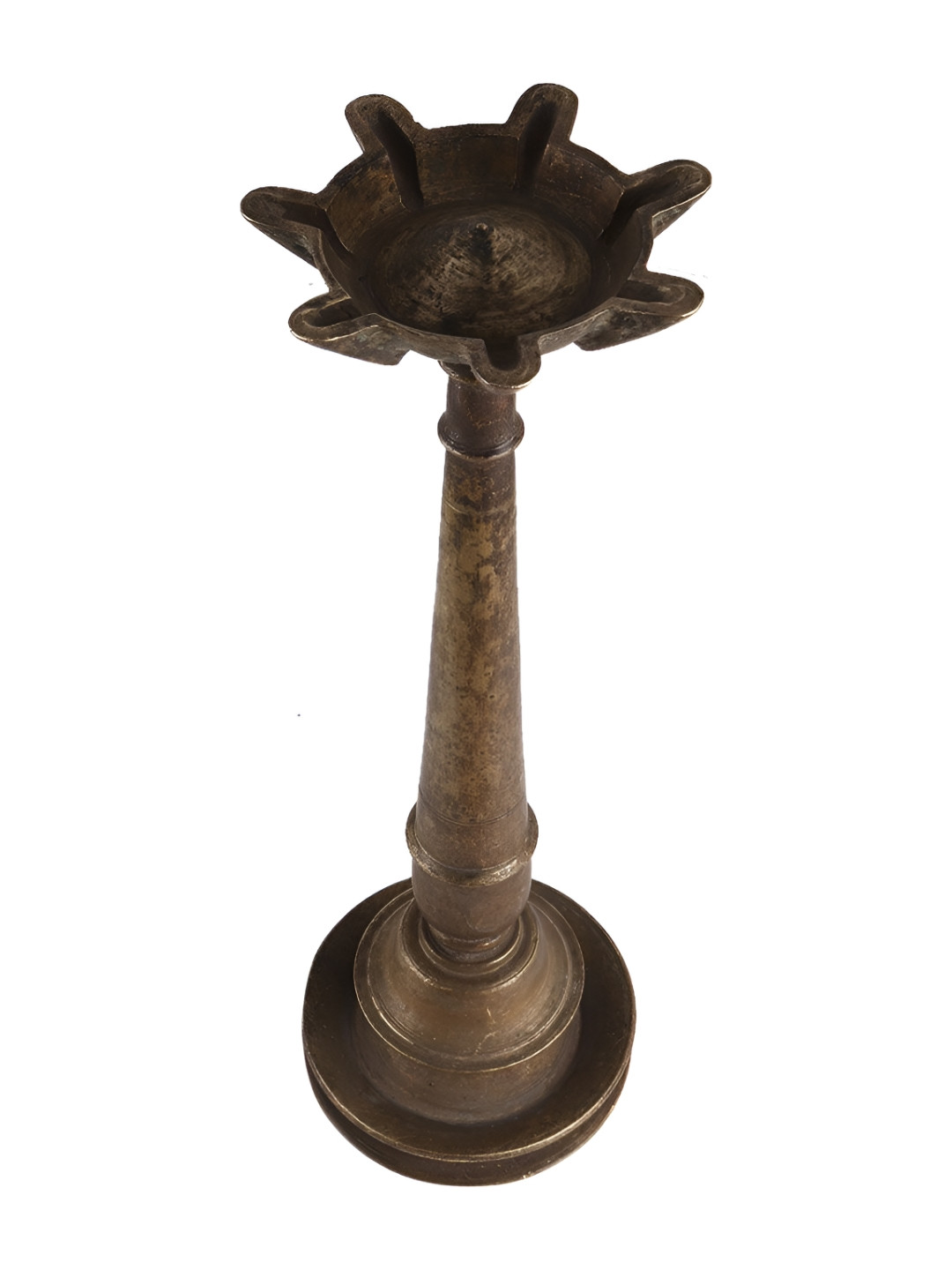 Buy Indianshelf Bronze Toned Textured Brass Diya Pooja Essentials ...