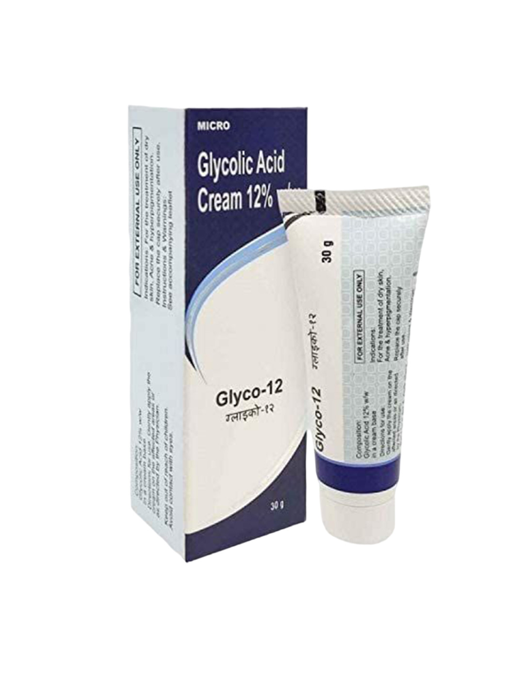Buy Glyco Glycolic Acid Cream 12% For Acne 30 G - Body Cream And Lotion ...