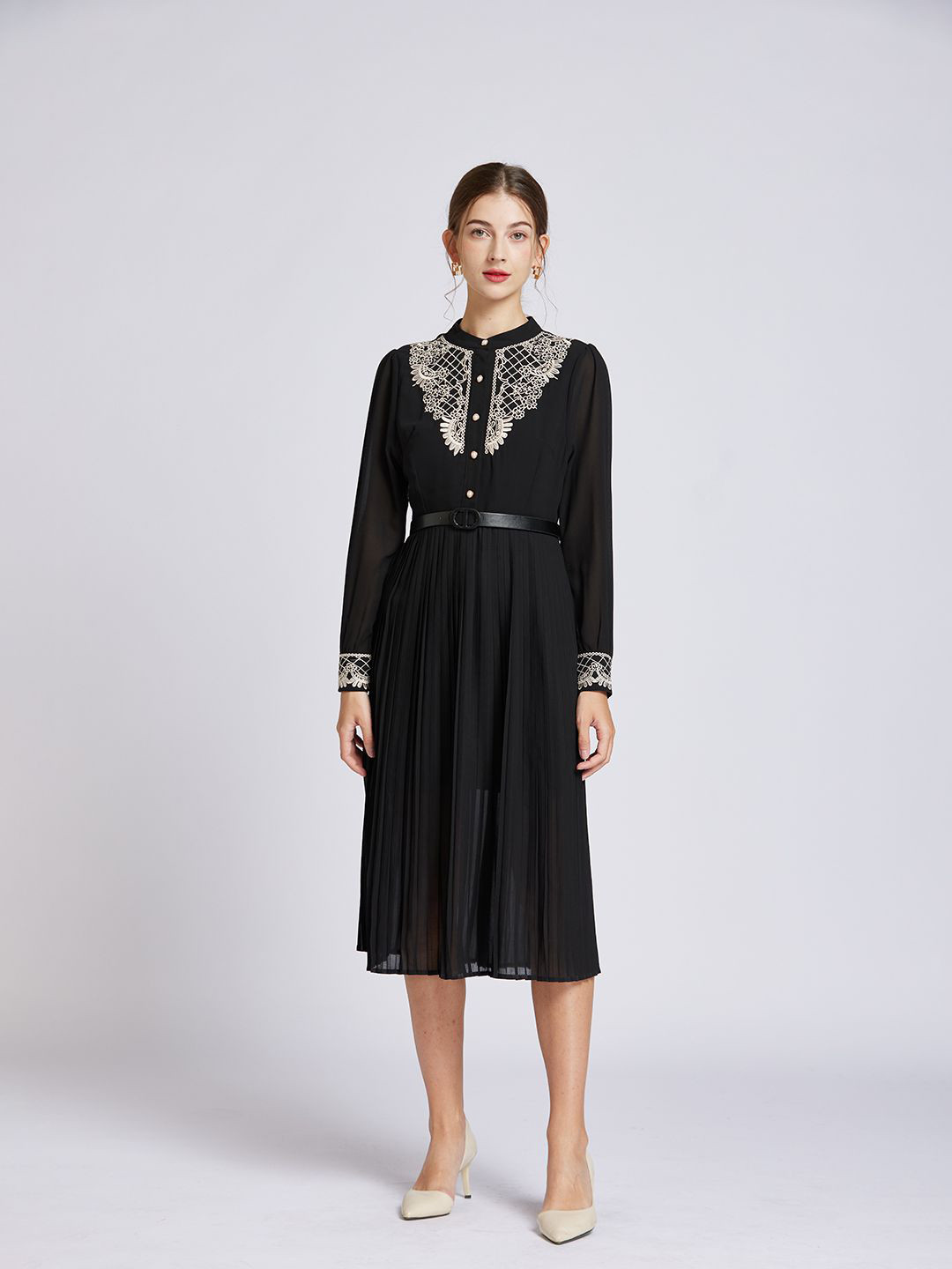 Buy JC Collection Women Round Neck Fit & Flare Dress - Dresses for ...