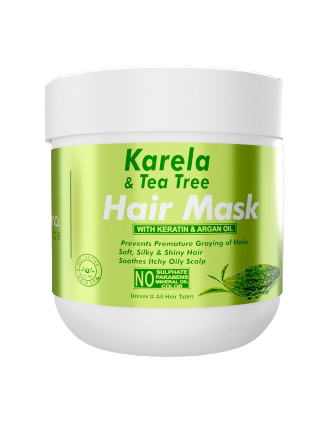 Buy Volamena Karela & Tea Tree Hair Mask 200 Ml - Hair Masks for Unisex ...