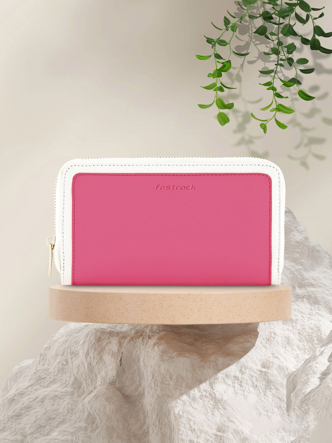 Buy Fastrack Women Solid Zip Around Wallet - Wallets for Women 30851997 ...