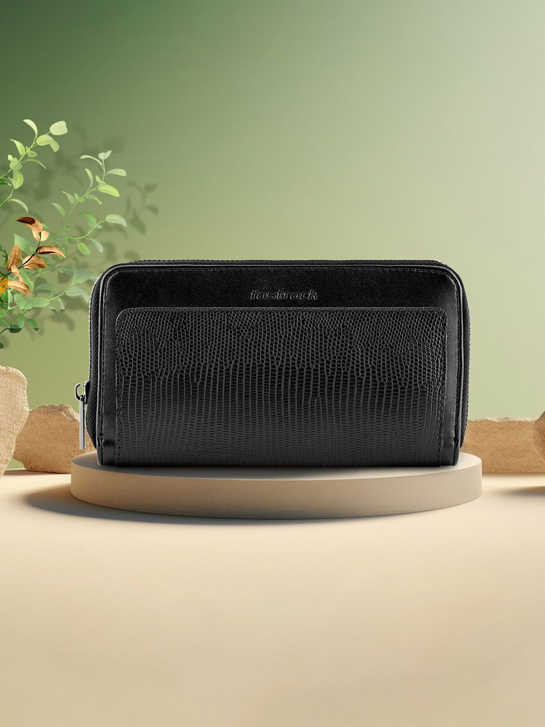 Buy Fastrack Women Textured Zip Around Wallet - Wallets for Women ...