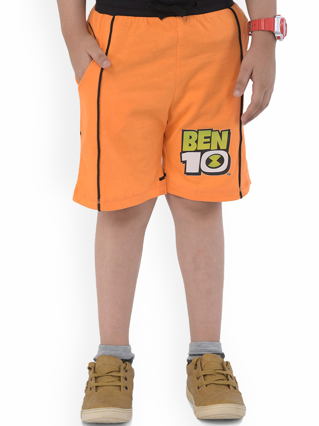 Buy Toothless Boys Orange Ben 10 Shorts - Shorts for Boys 20240792 | Myntra