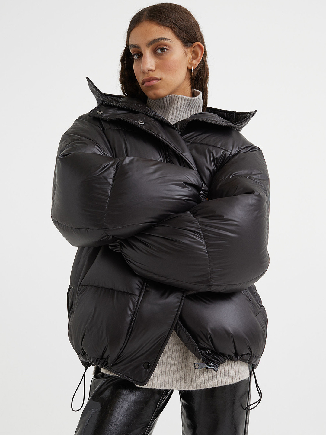Buy H&M Women Oversized Puffer Jacket - Jackets for Women 20243044 | Myntra