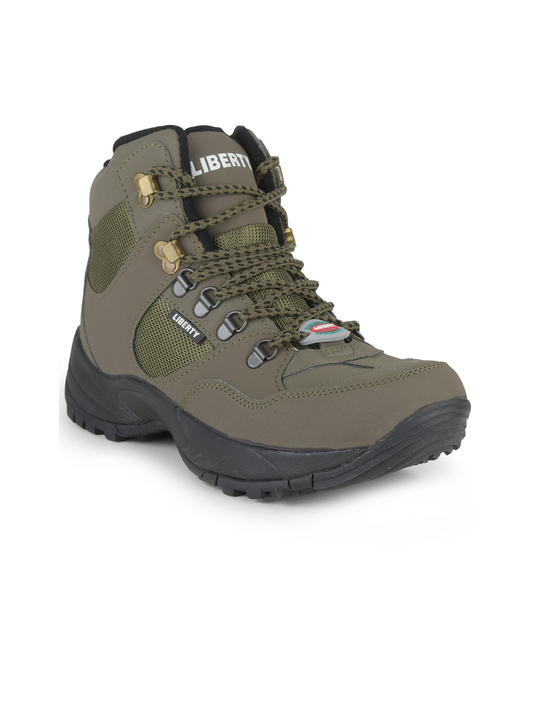 Buy Liberty Mens Shikharprm Solid Lace Up Trekking Boots - Boots for ...