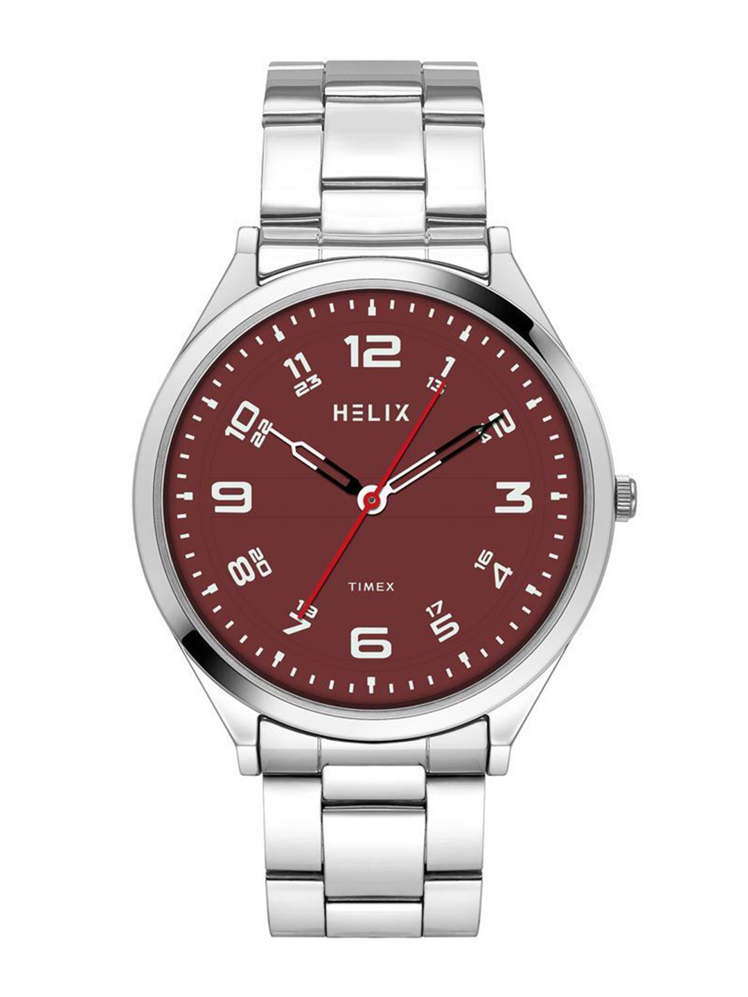Buy Helix By Timex Grey Rectangle Dial Analog Men's Watch TW064HG02T ...