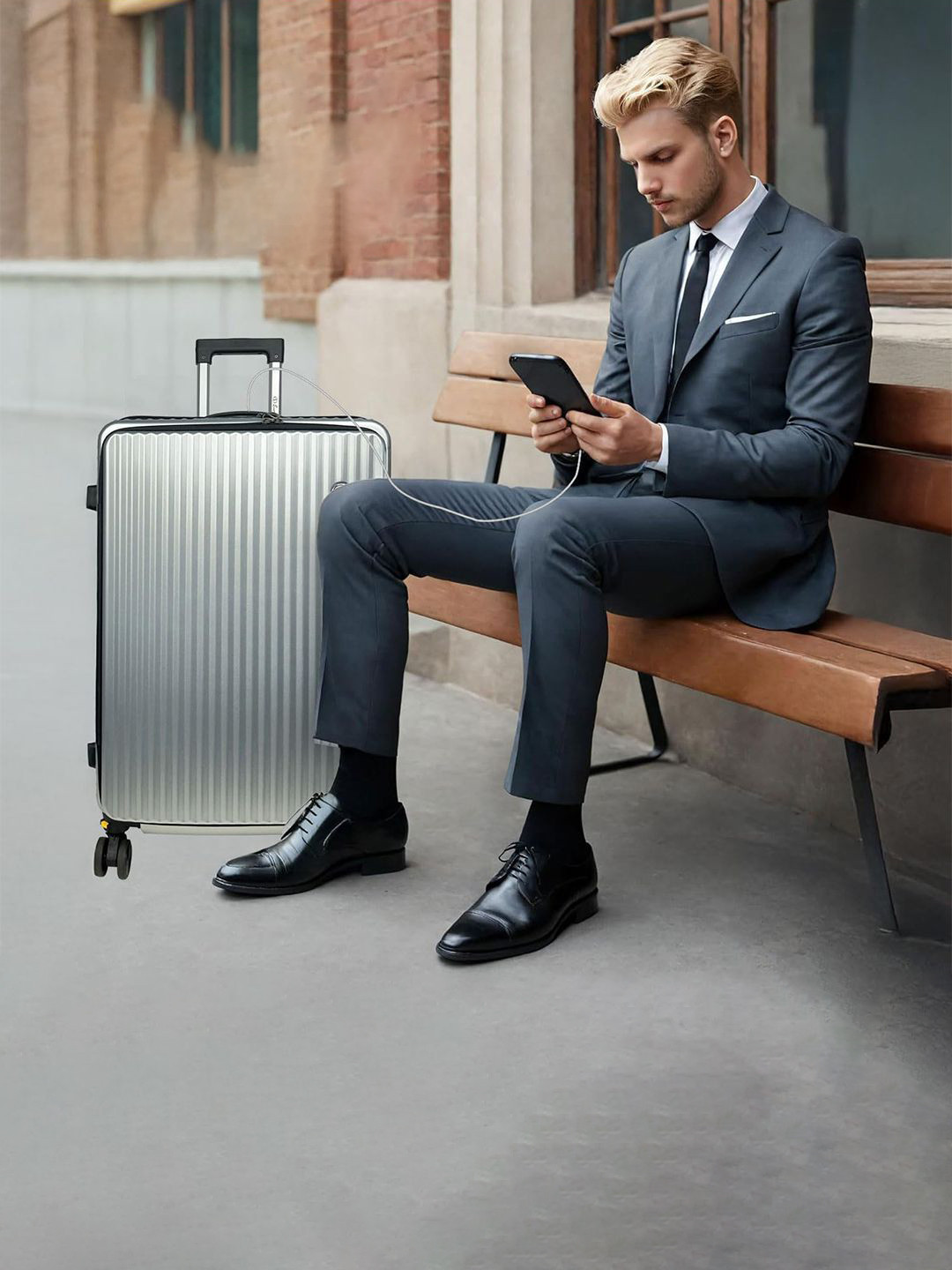 Buy EVERBEST Hard Sided Trolley Suitcase - Trolley Bag for Men 33426526 | Myntra