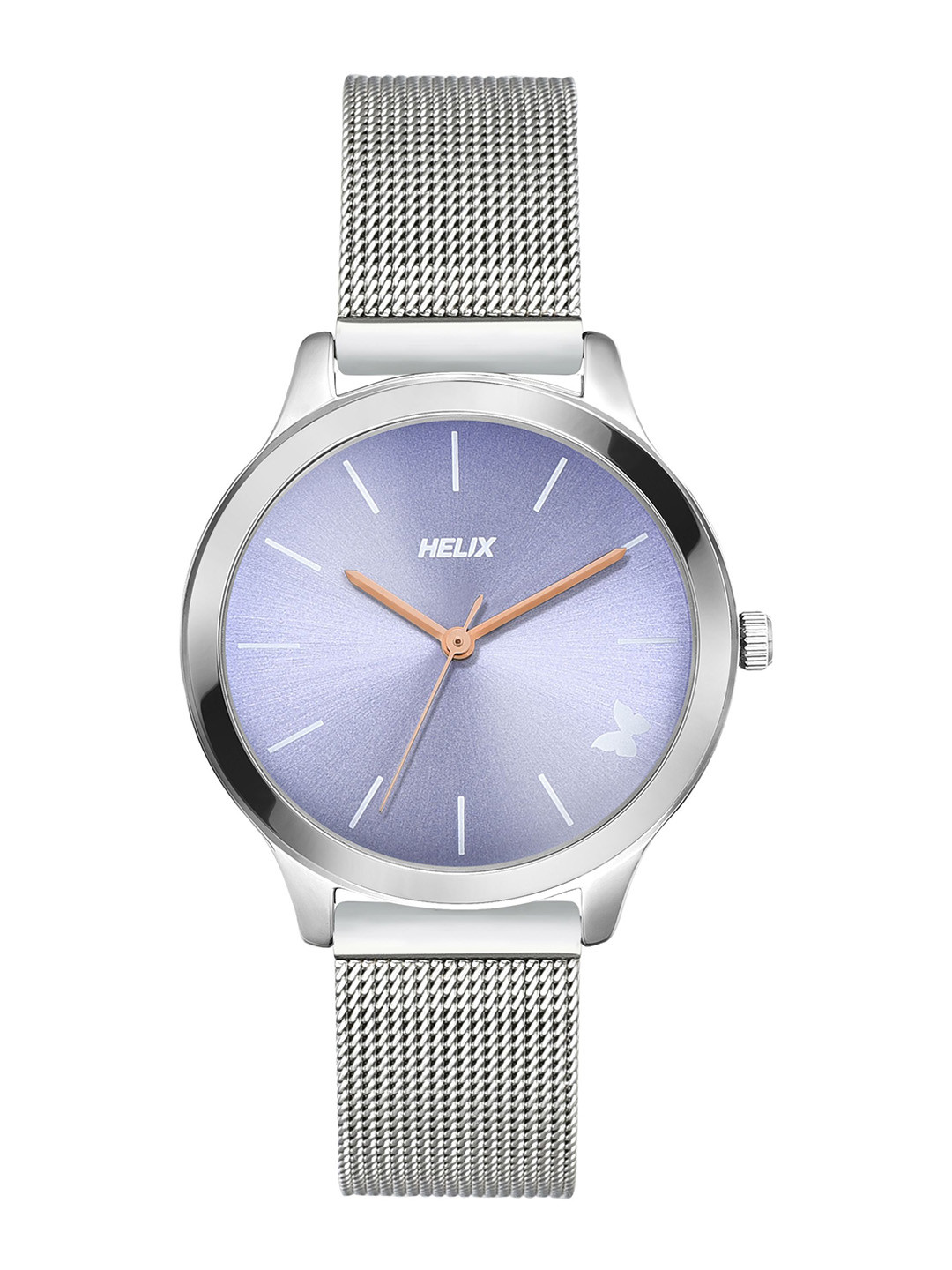 Buy Helix Women Brass Round Dial & Stainless Steel Straps Analogue Watch TW055HL02 - Watches for ...