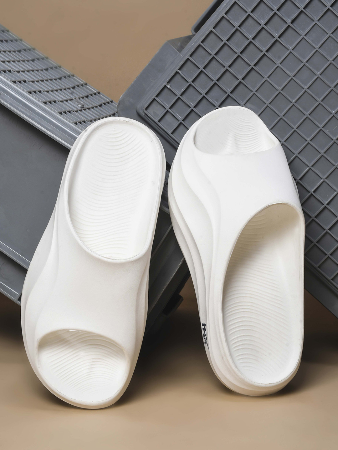 Buy HRX By Hrithik Roshan Men Rubber Sliders - Flip Flops for Men ...