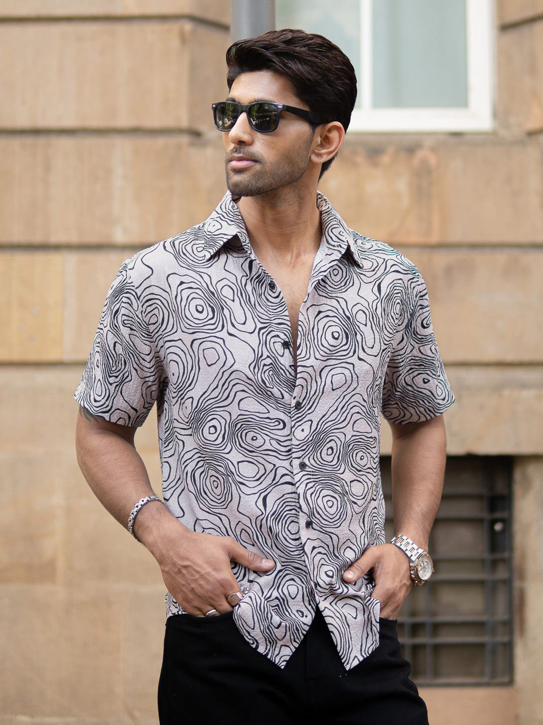 Buy Powerlook Men Opaque Printed Casual Shirt - Shirts for Men 33427199 ...