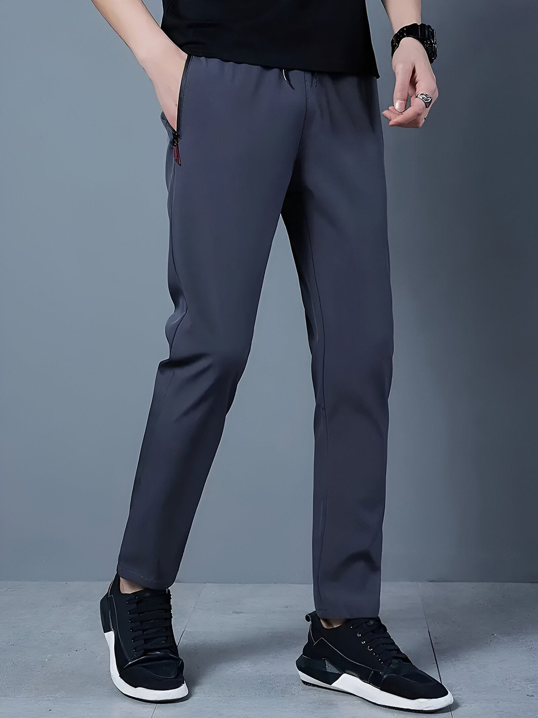 Buy THIRD QUADRANT Men Tapered Fit Track Pants - Track Pants for Men ...