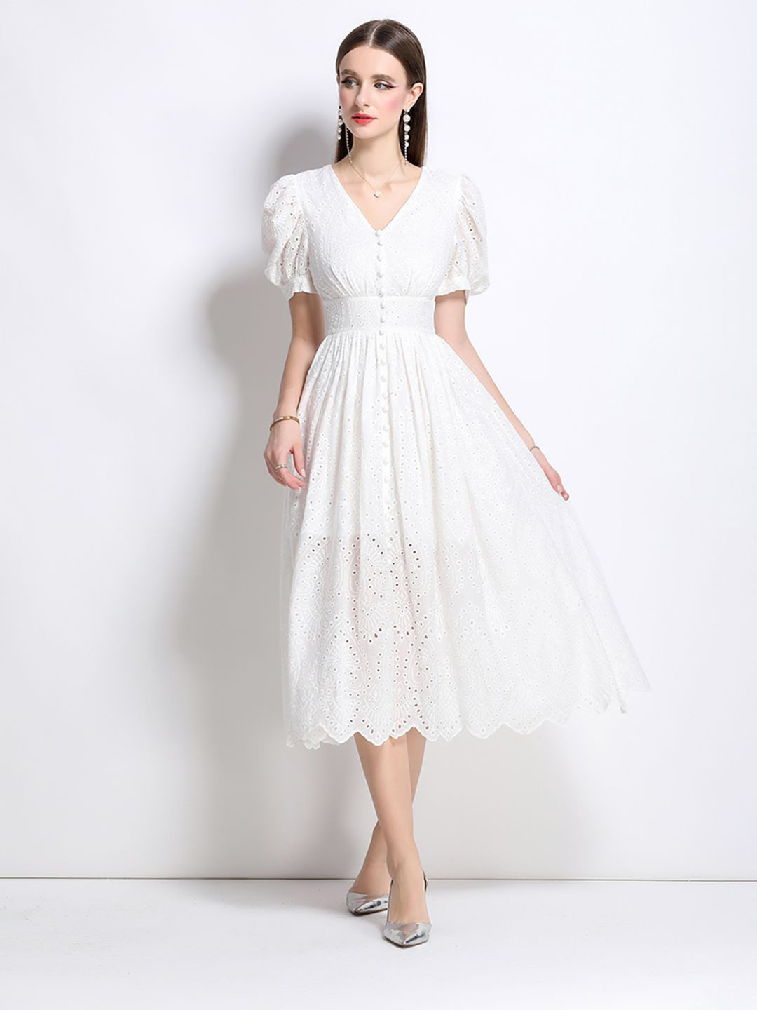 Buy JC Collection Fit & Flare Midi Dress - Dresses for Women 33538587 ...