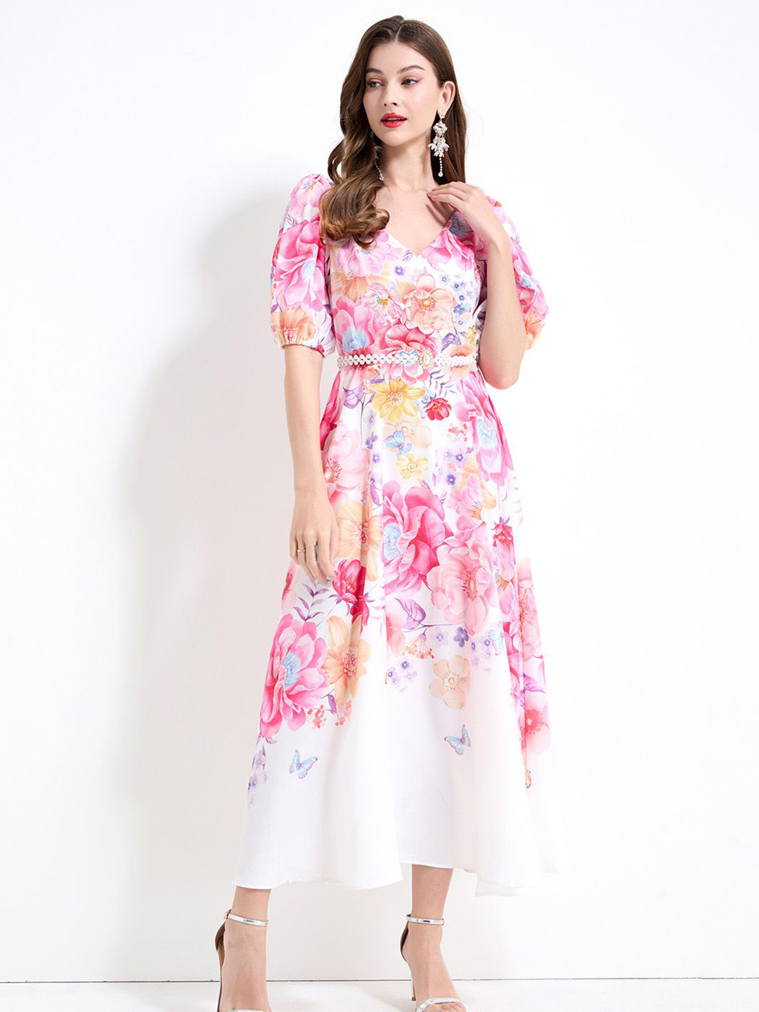 Buy JC Collection Women Floral Print Maxi Dress - Dresses for Women ...