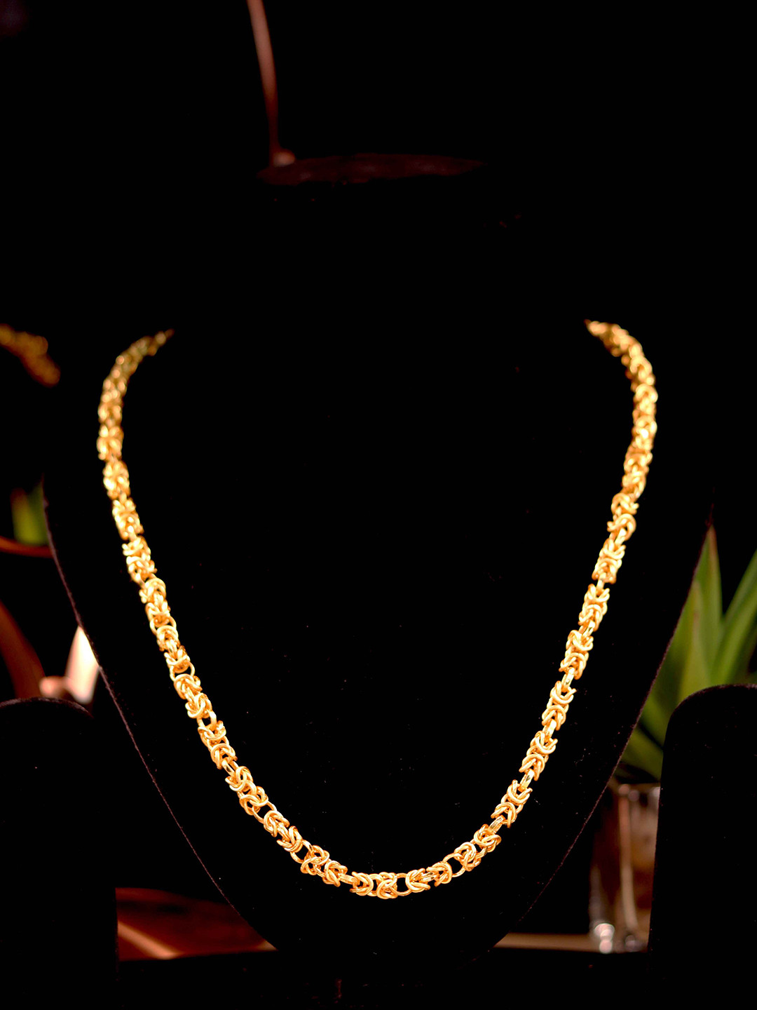 Buy GOLD CASH Unisex Brass Gold Plated Chain - Necklace And Chains for ...