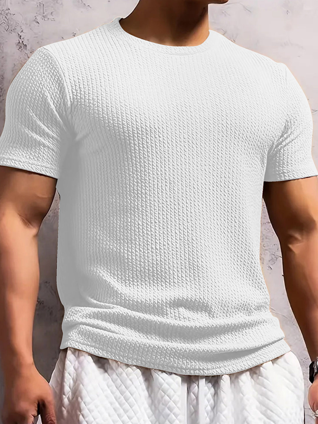 Buy SZN Men Self Design T Shirt - Tshirts for Men 32909432 | Myntra