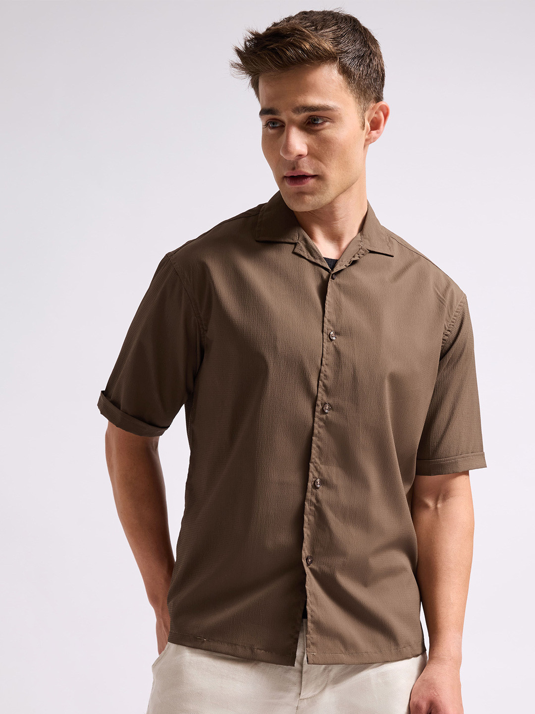Buy THE BEETEL HOUSE Men Classic Short Sleeves Shirt - Shirts for Men 33578088 | Myntra