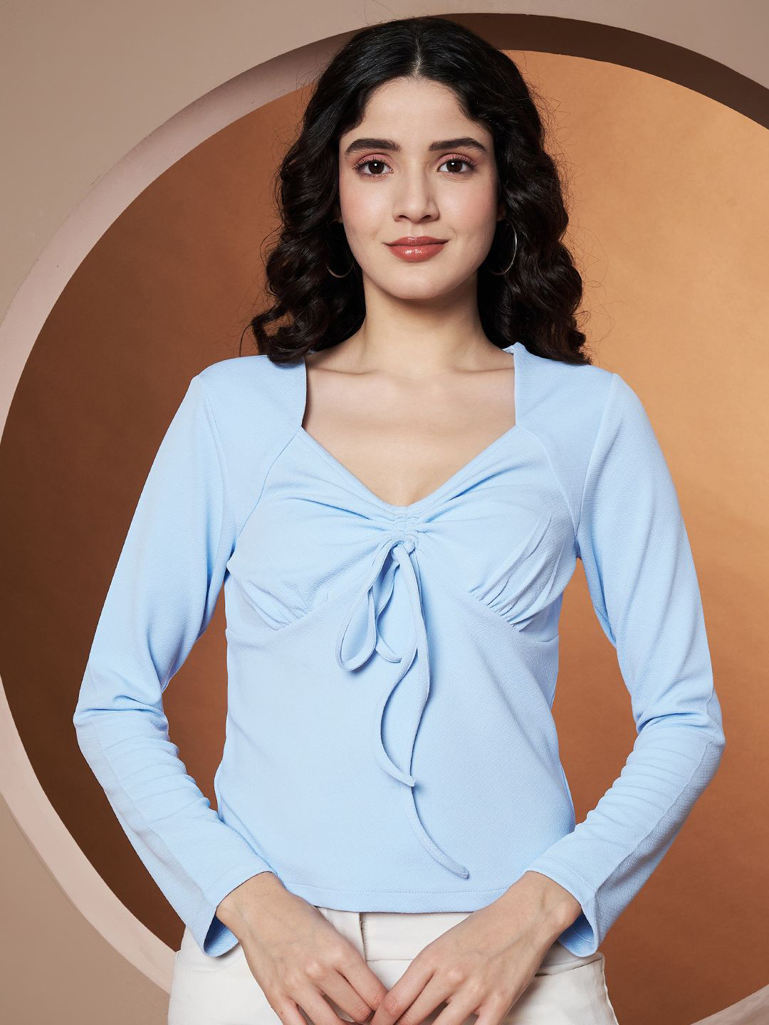 Buy SZN Women Sweetheart Neck Cotton Regular Top - Tops for Women ...