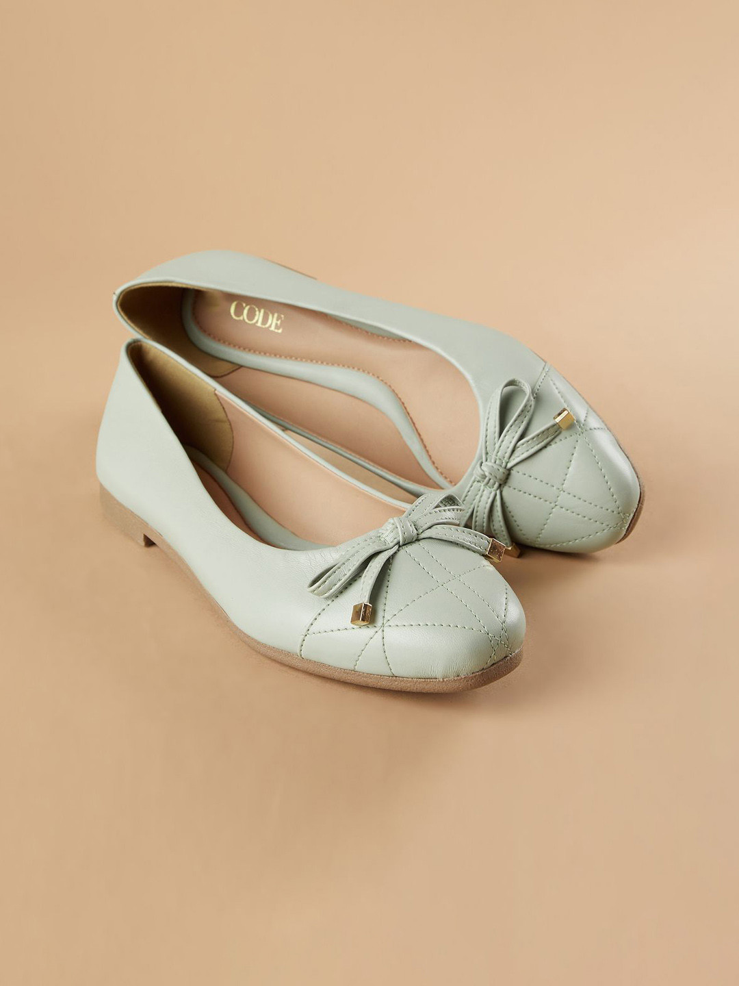 Buy CODE By Lifestyle Women PU Square Toe Ballerinas - Ballerinas for ...