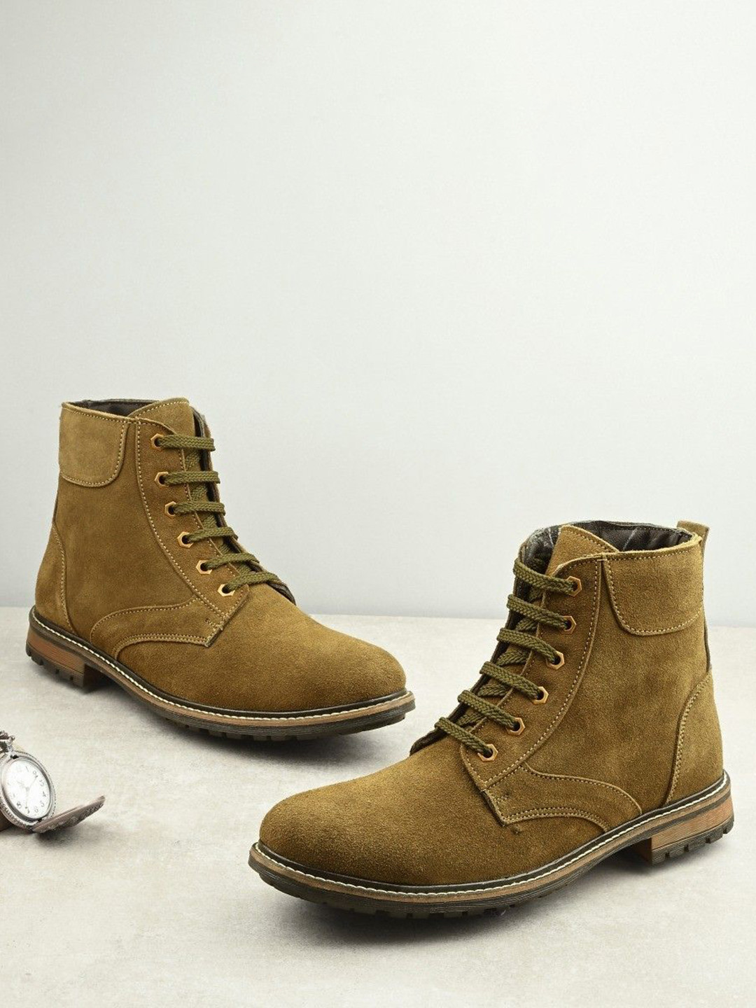 Buy Butello Men Textured Casual Riding Boots - Boots for Men 33589059 ...